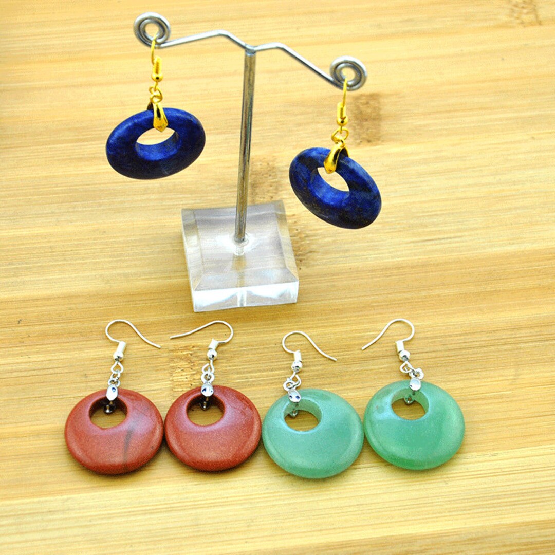 Crystal Healing Earrings, Minimalist Women's Earrings, Christmas Gift ...