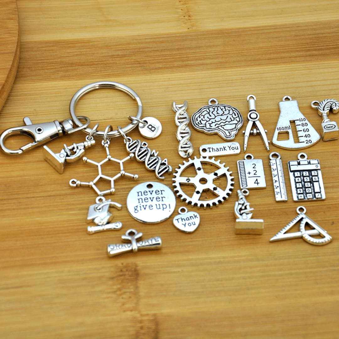 DESIGN A Keychain，dna Keychain, Ultimate Science Keyring, Scientist ...