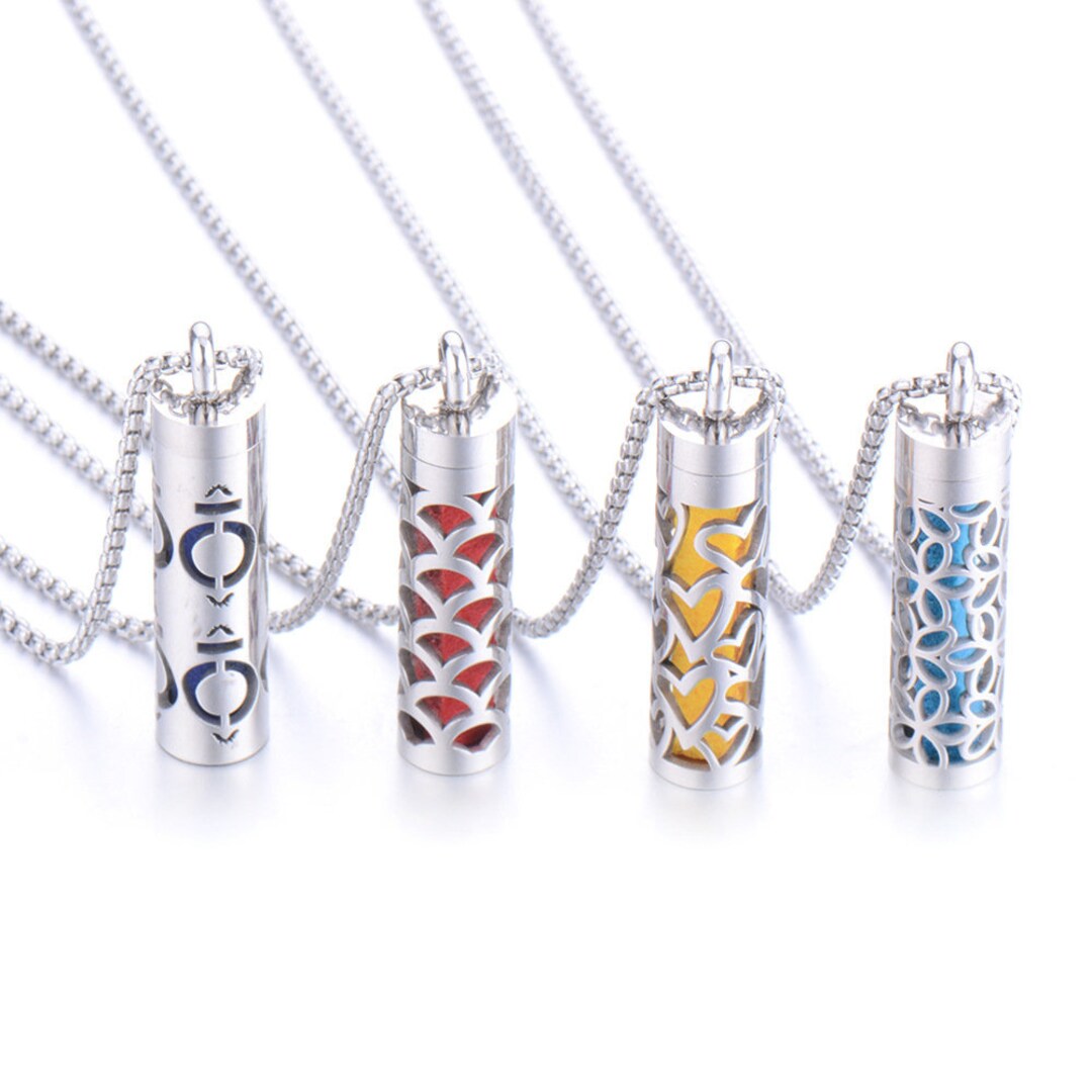 10x40mm Essential Oils Locket Diffuser Keychain，aromatherapy Locket ...