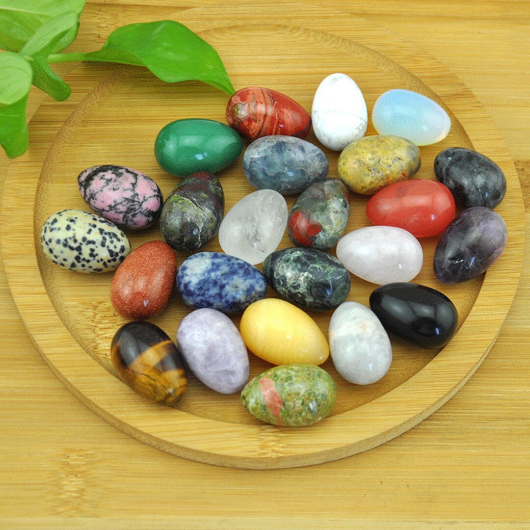 20x30mm Gemstone Crystal Egg Collection,polished Stone Egg,reiki ...