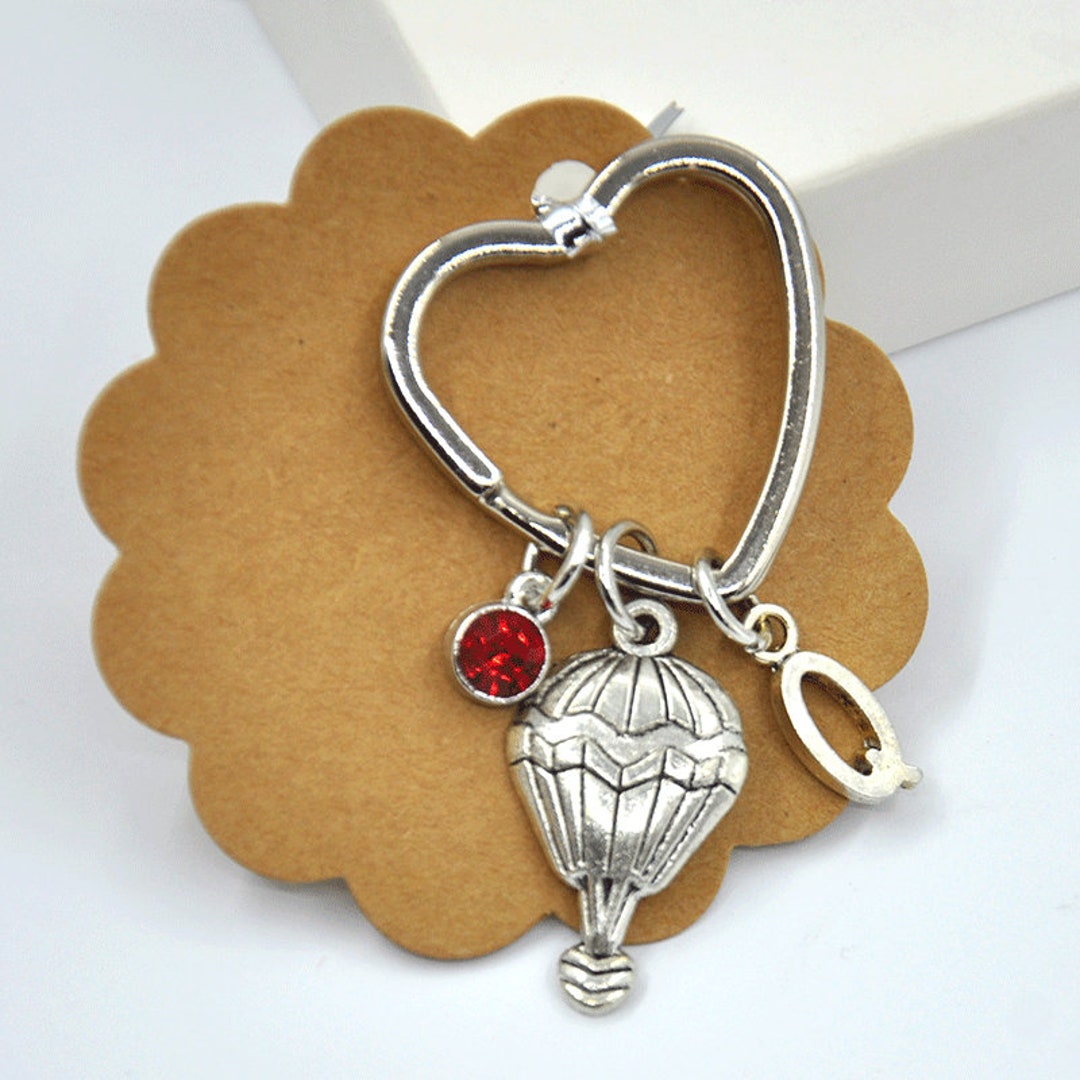 Hot Air Balloon Keychain Balloon Key Chain Gift for Friend Airballoon ...