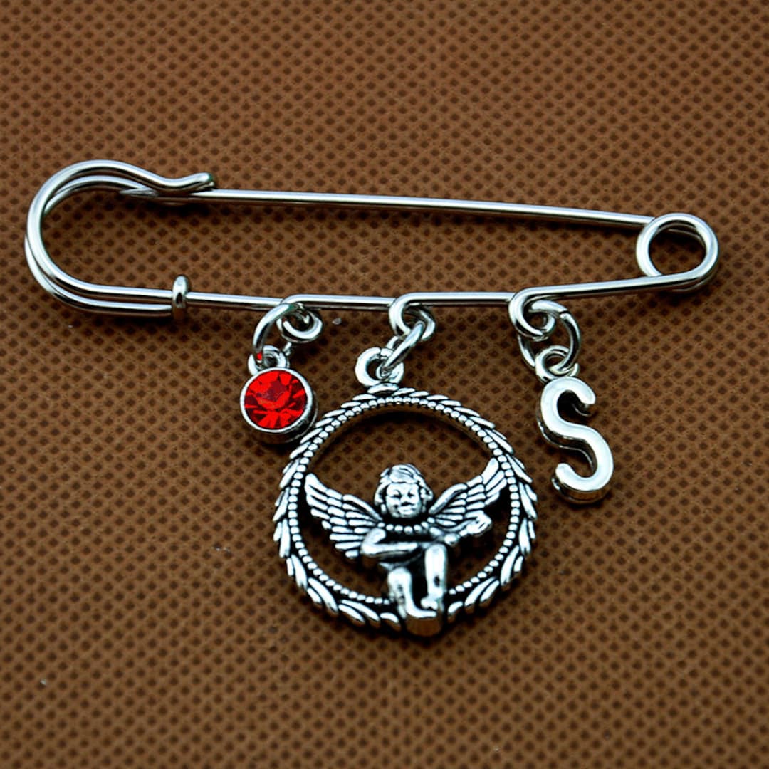 Angel Safety Pins ,guardian Angel Safety Pins. Angel Charm Safety Pins ...
