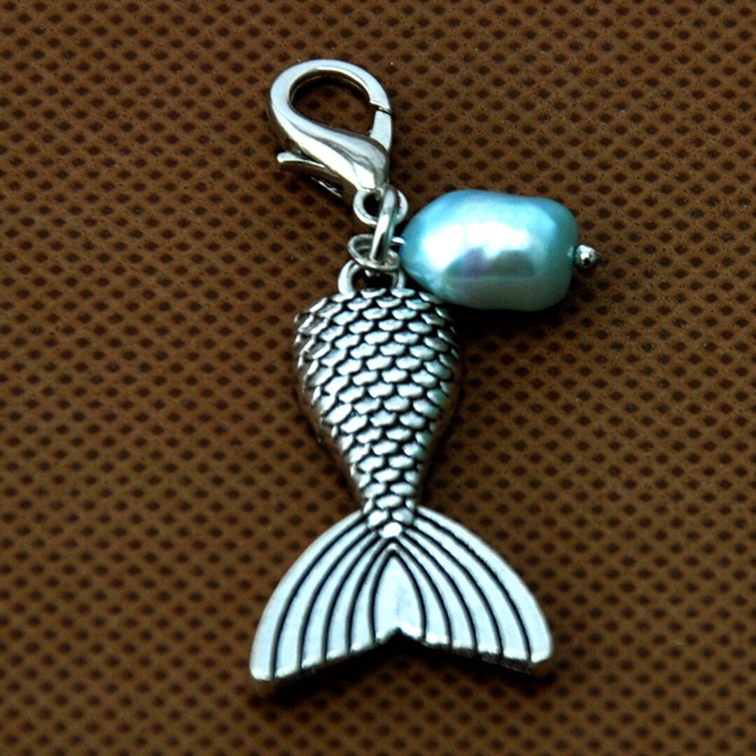 Mermaid Key Chain, Pearl Key Chain,sea Life,ocean,mermaid Gifts,pearl ...