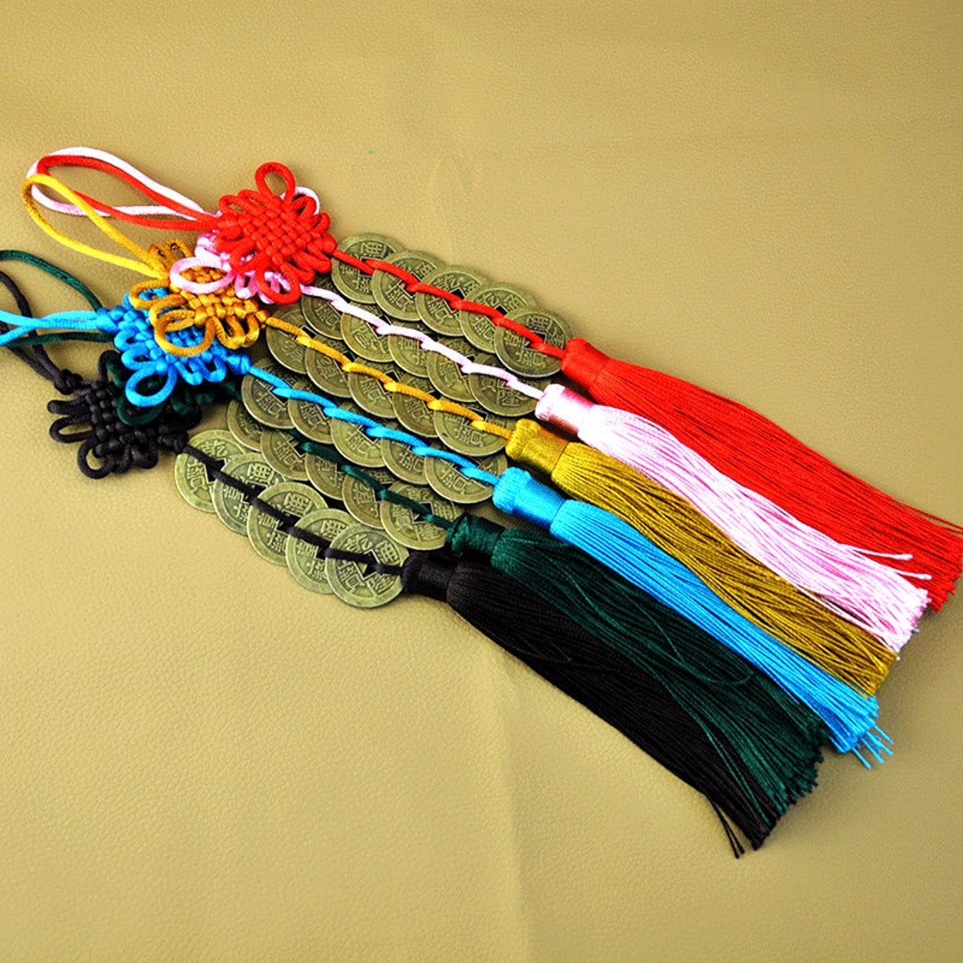 Feng Shui Three,long Chinese Knot Tassel,tassel Supplies,decorative ...