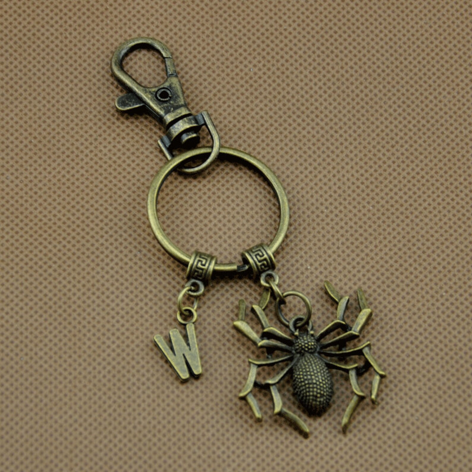 Spider Keychain,spider Key Ring, Insect Charm, Personalized Keychain ...