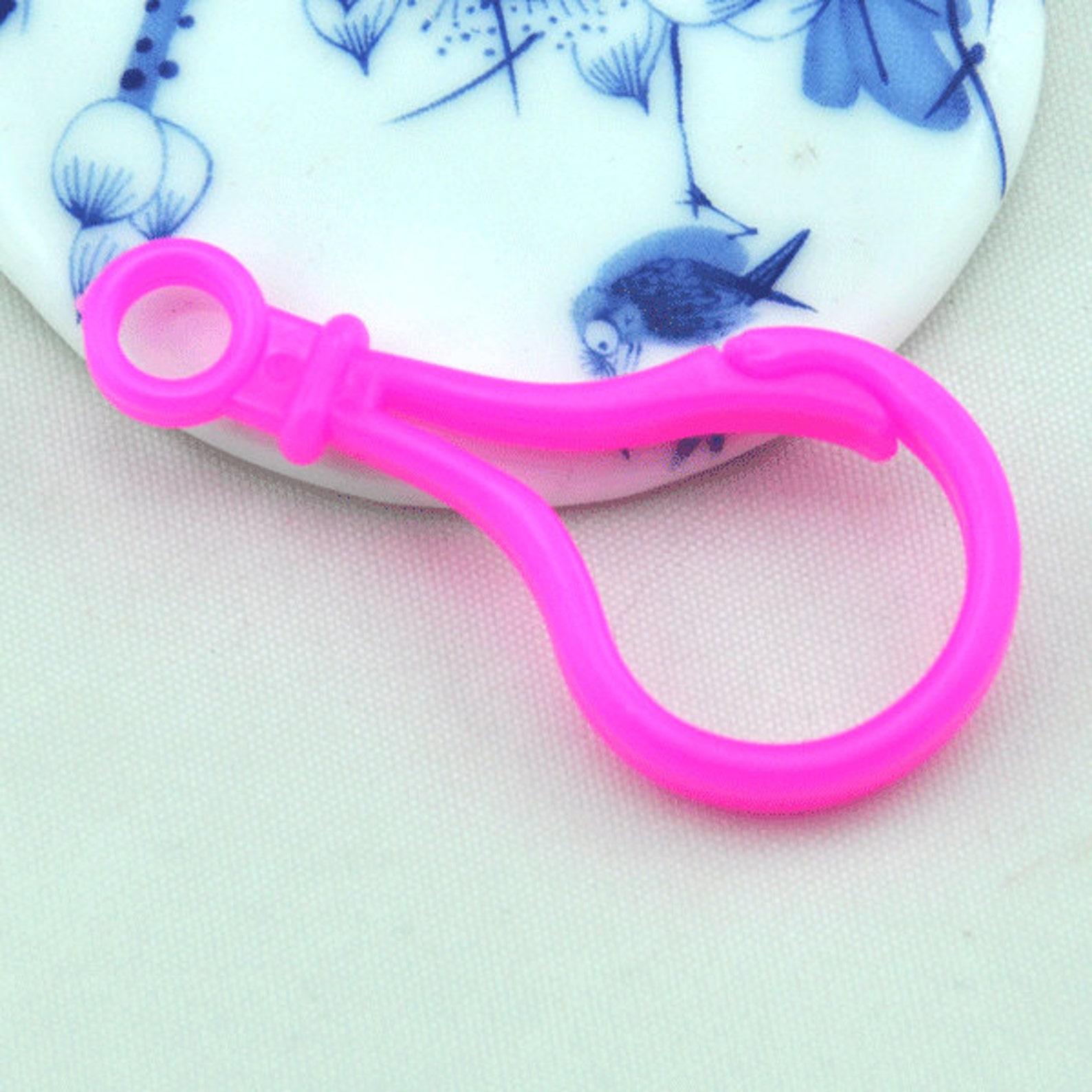 50mm Colorful Plastic Key Chains Plastic Key Chains & Bag - Etsy