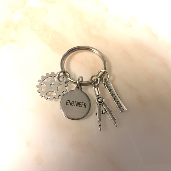 Mechanical Keychain - Etsy