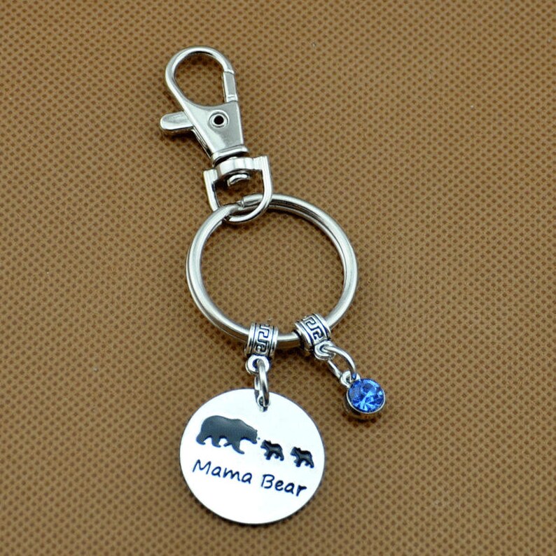 Family Key Ring Mama Bear and Baby Bear Key Chain Lovely - Etsy