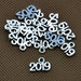 50pcs 2019 /2020 Charms New Year Charms Graduation Bulk Charms Antique ...