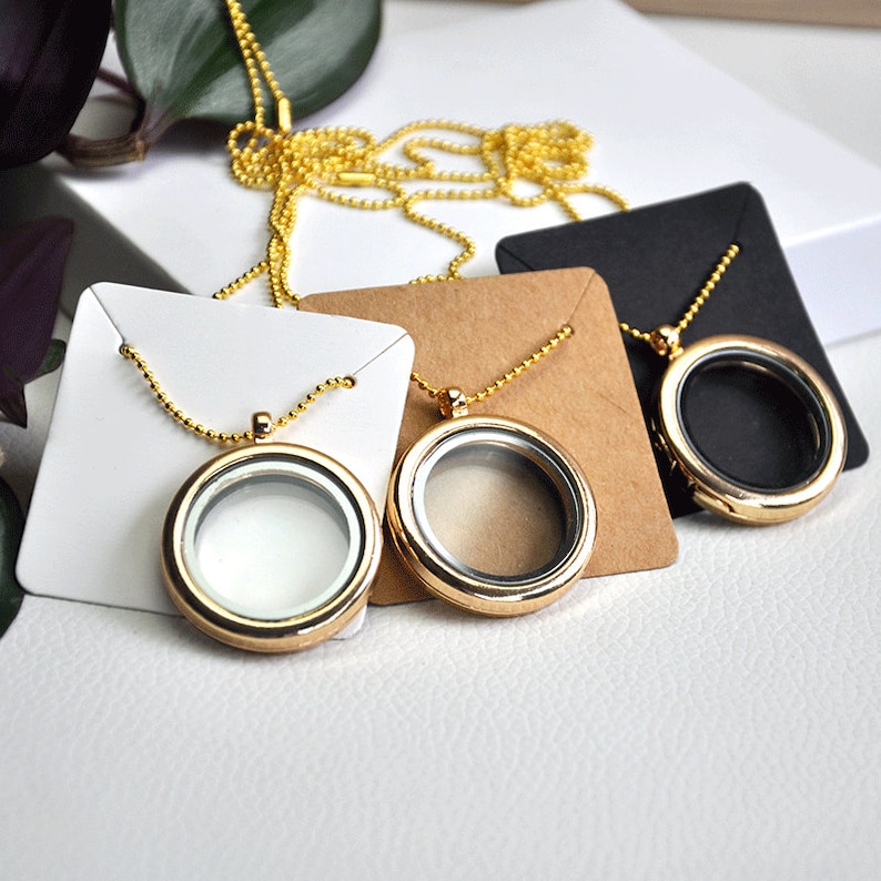 SALE Locket Necklace Clear Glass Urn Locket Stainless Urn Necklace ...