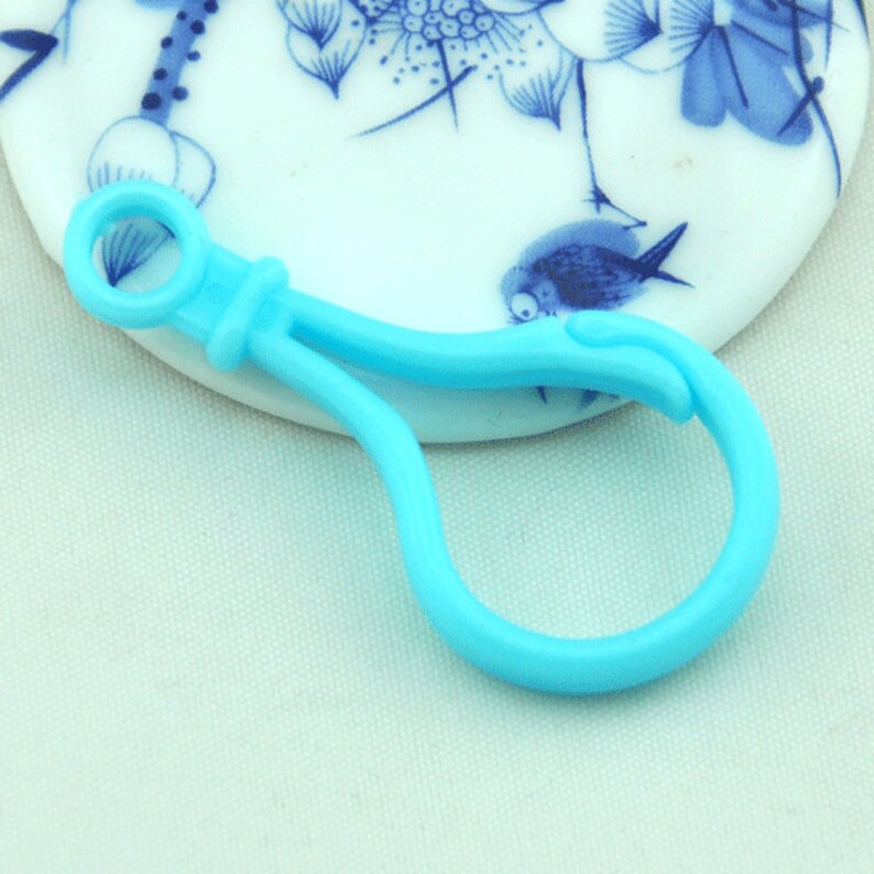 50mm Colorful Plastic Key Chains Plastic Key Chains & Bag - Etsy