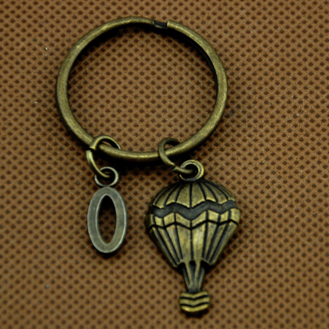 Hot Air Balloon Keychain Flying Keyring,lovely Hot Air Balloon Keyring ...
