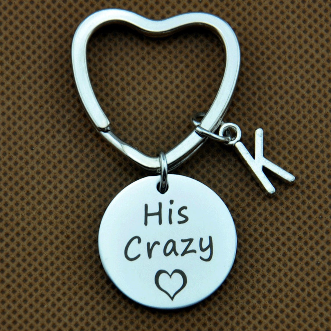 His Crazy Her Weirdo Keychains Couples Keychains | Etsy