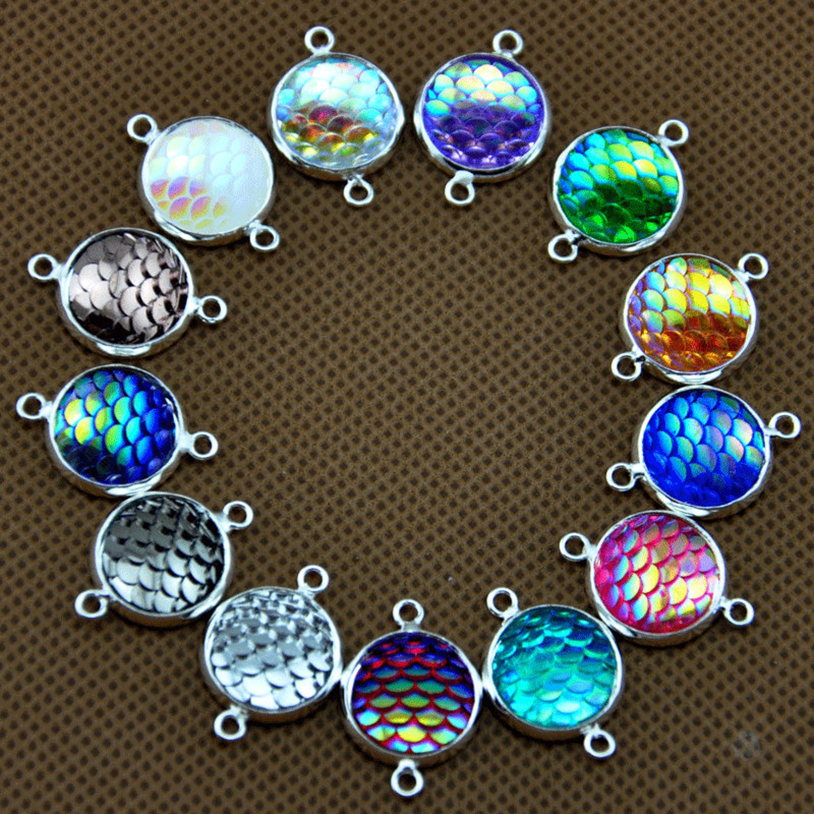 Shimmery Mermaid Charms Sparkling Mermaid Scalesmermaid - Etsy