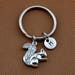 Squirrel Keychain Squirrel Key Chains Custom Any Charm - Etsy