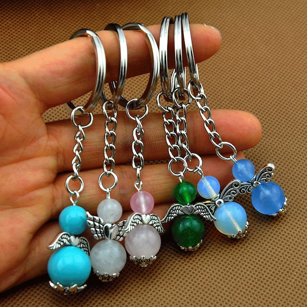 Angel Wing Key Chain - Etsy