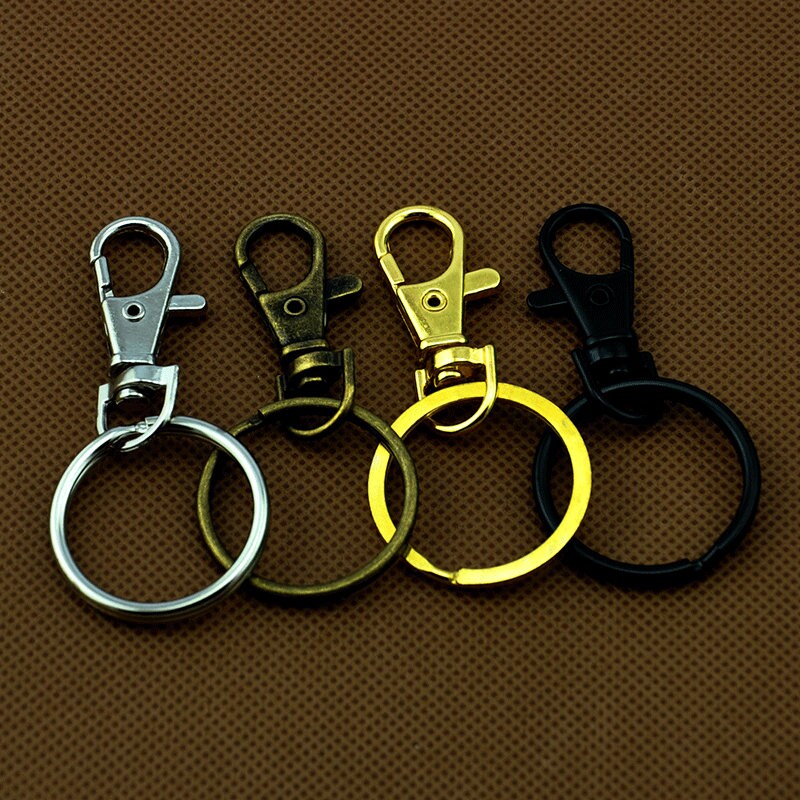 5pcs 30mm Key Rings key Chains with 36mm Swivel Connectors | Etsy