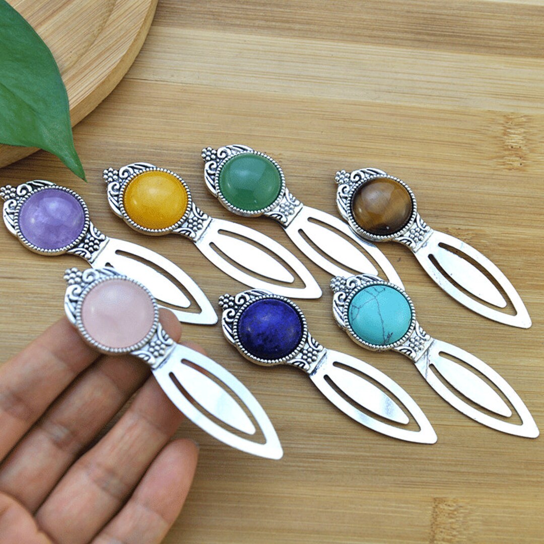 Antique Silver Base Setting Tray Bezel Tone Bookmark,vintage Bookmark ...