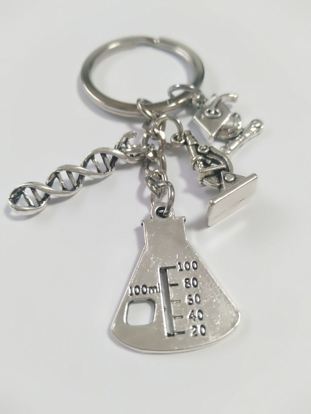 DNA Keychain, Ultimate Science Keyring, Graduation Cap Keychain ...