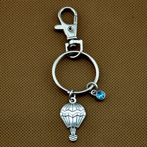 Hot Air Balloon Keychain Balloon Key Chain Gift for Friend Airballoon ...