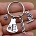 DNA Keychain Microscope Keychain Biologist Key Chain - Etsy