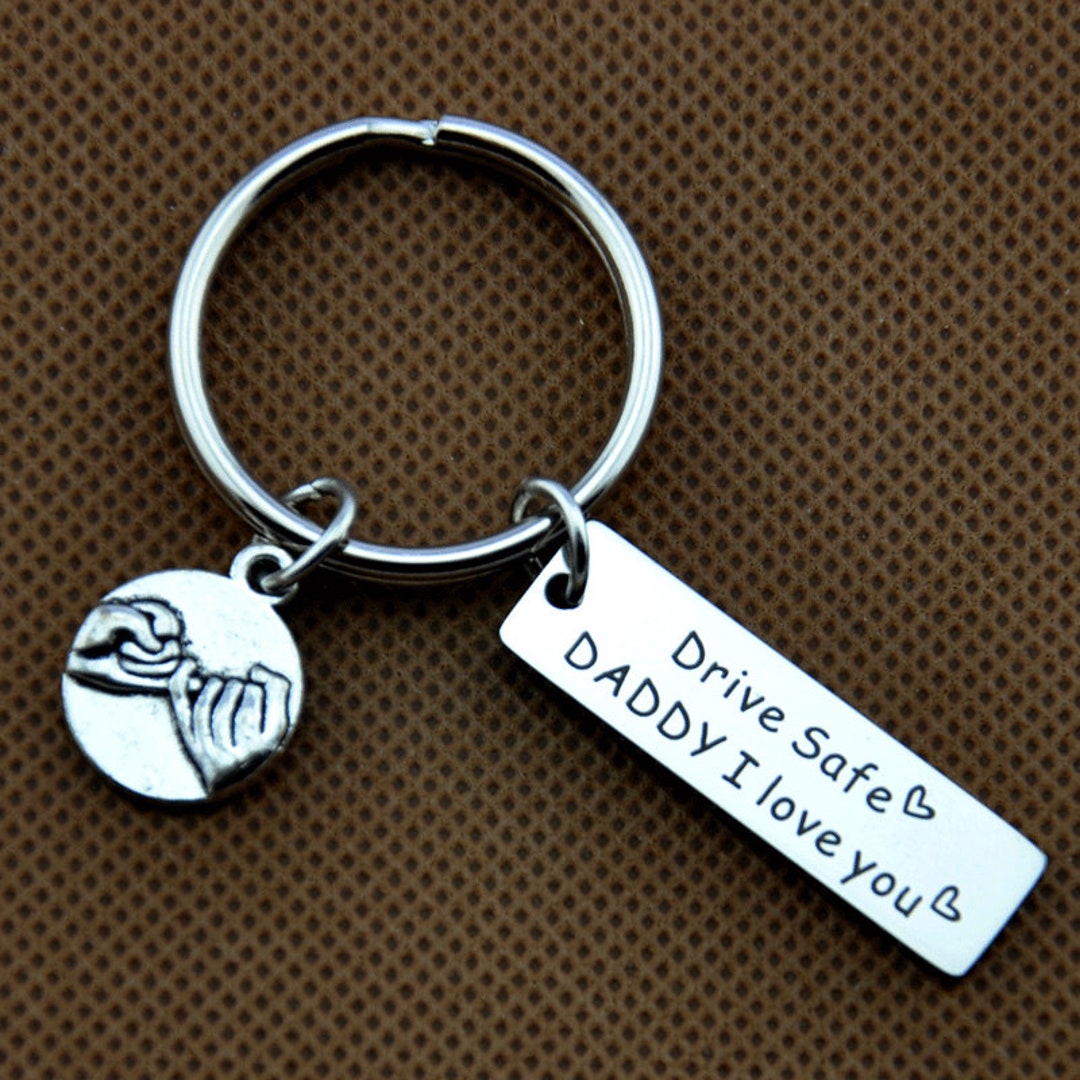 Pinkie Swear Key Ring, Daddy I Love You Key Ring, Hand Keychain, for ...
