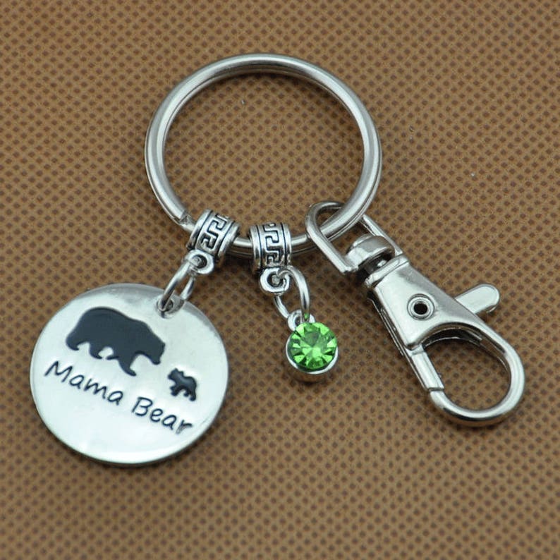 Family Key Ring Mama Bear and Baby Bear Key Chain Lovely - Etsy