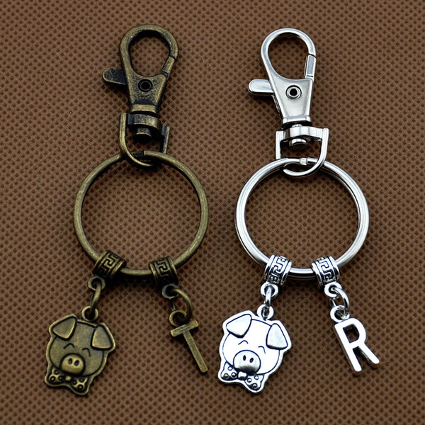 Pig Key Chain - Etsy