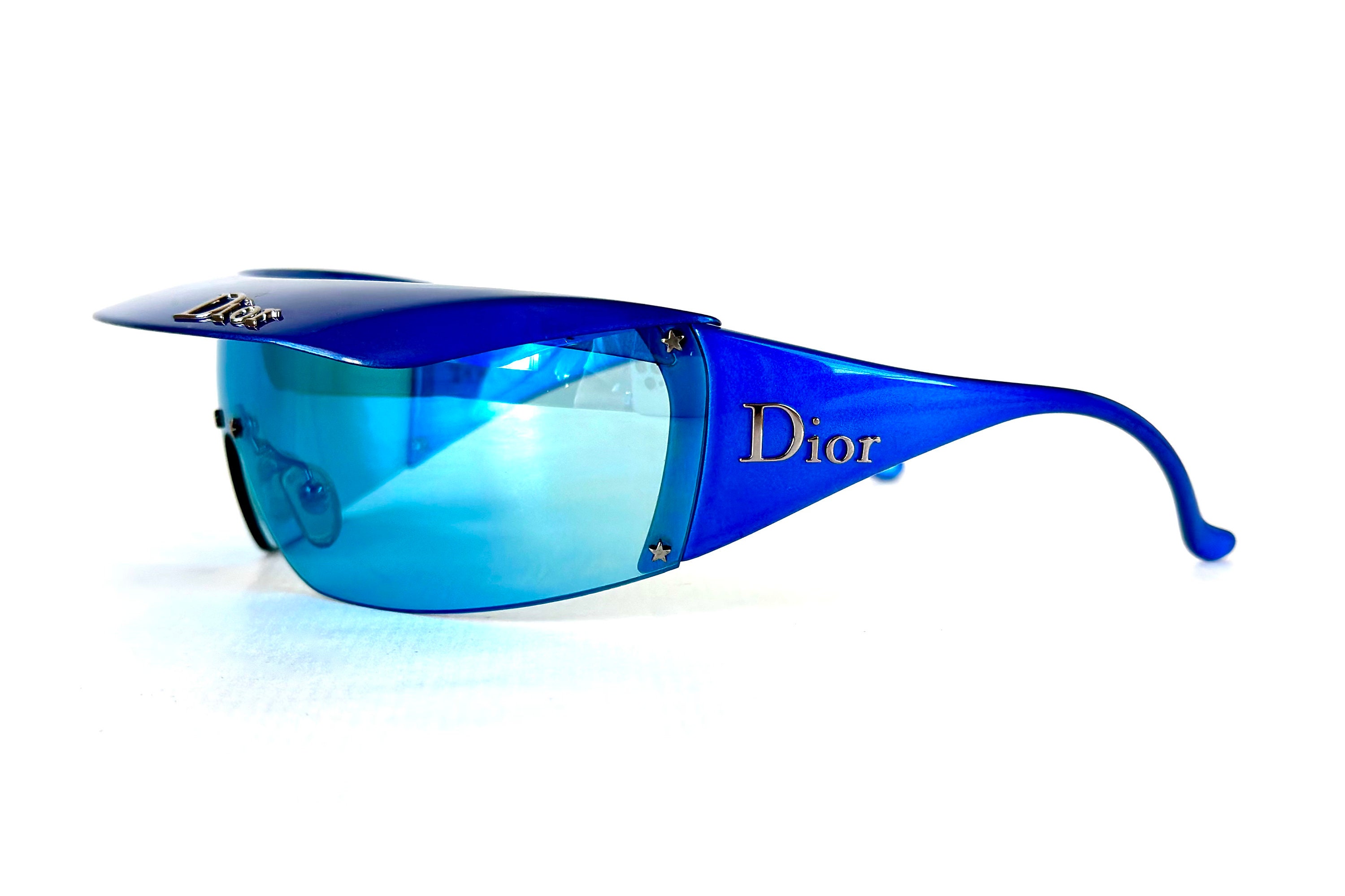 Vintage Dior Golf Sunglasses New Old Stock Full Set Made in Italy in 2001