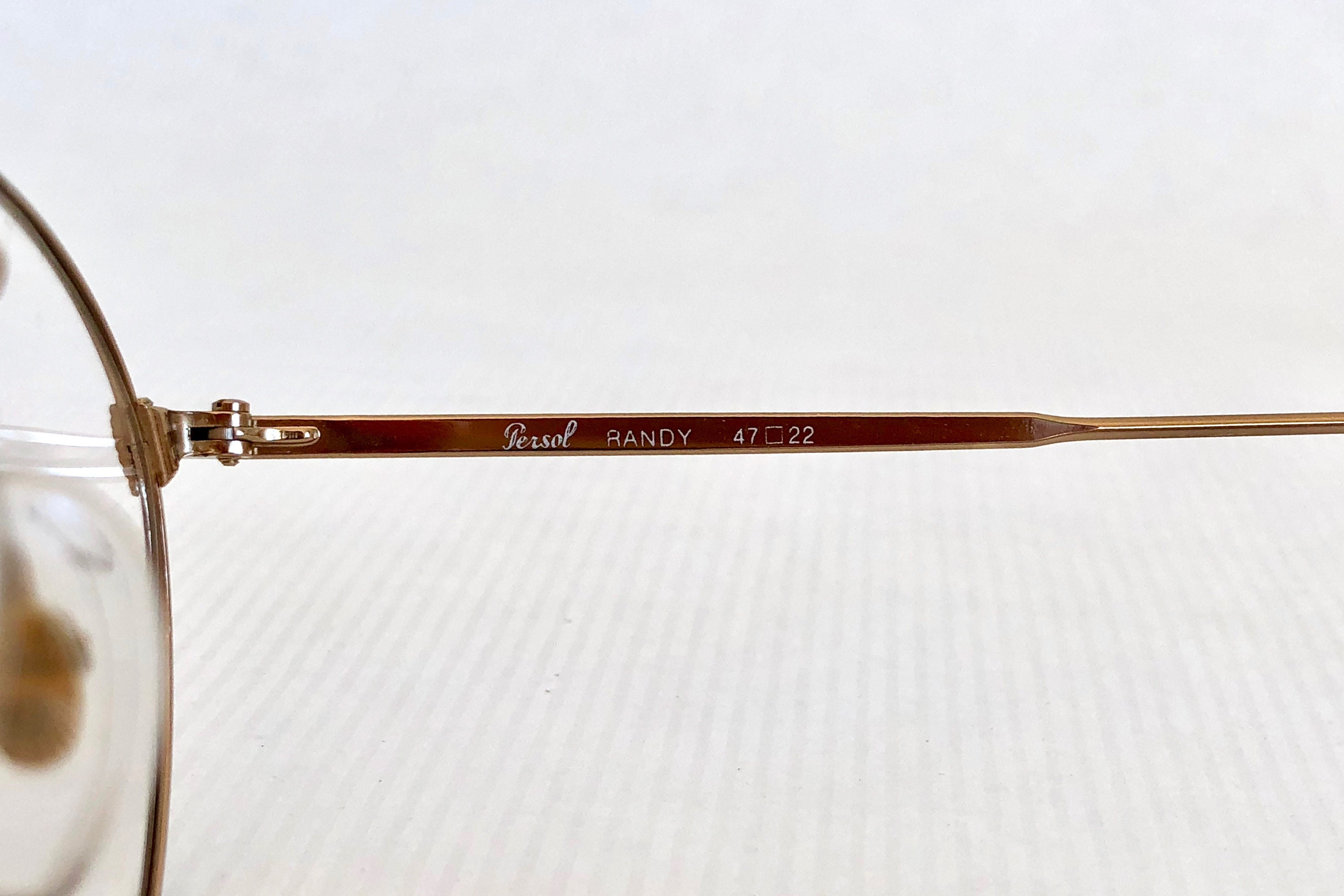 Persol Ratti Randy Vintage Glasses - New Old Stock - Including Handmade ...