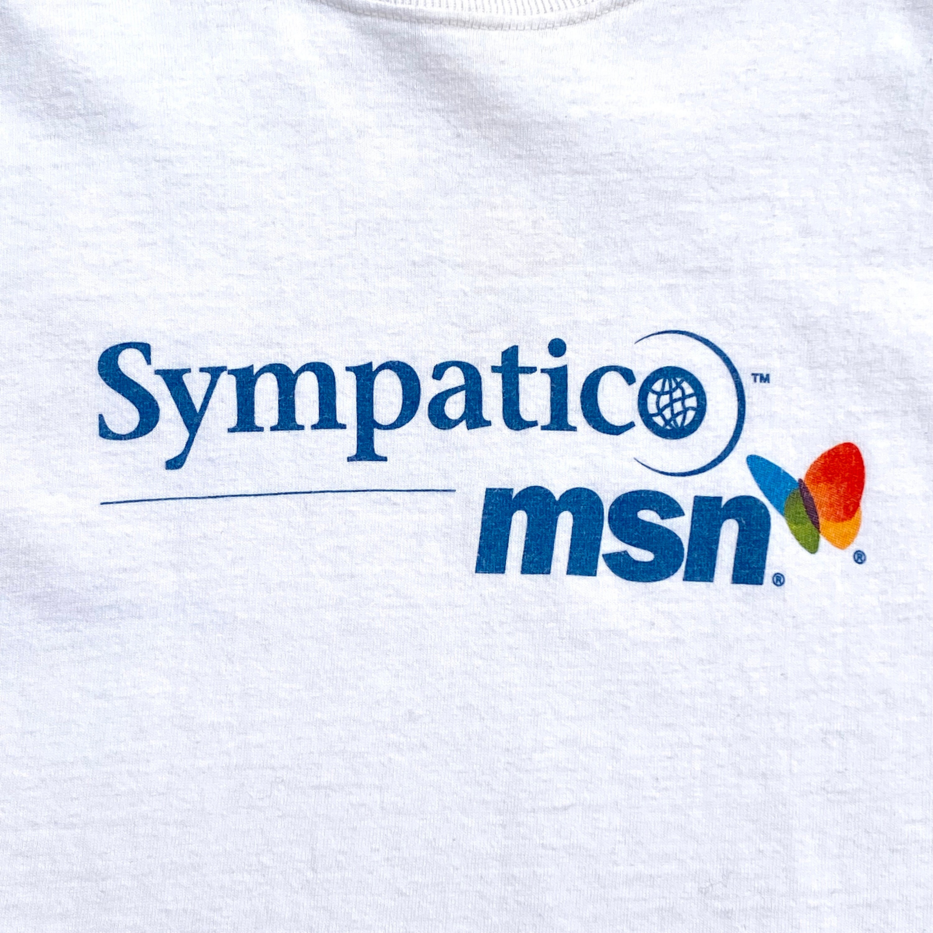Vintage 2001 MSN Sympatico Bell Internet Tee Fruit Of The Loom Made in ...