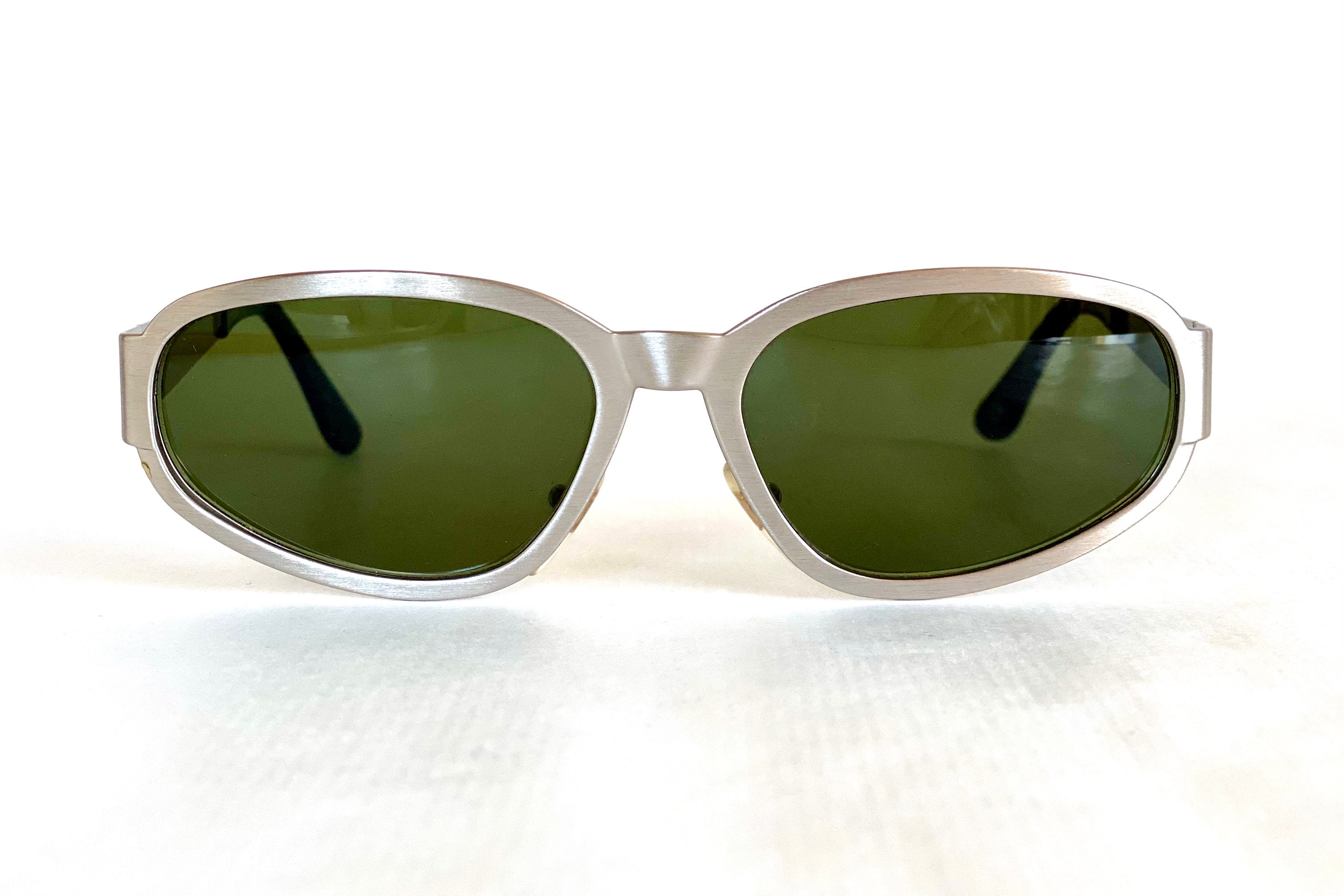 Vintage 1991 Gianni Versace S 96 Sunglasses Made In Italy By Italocremona