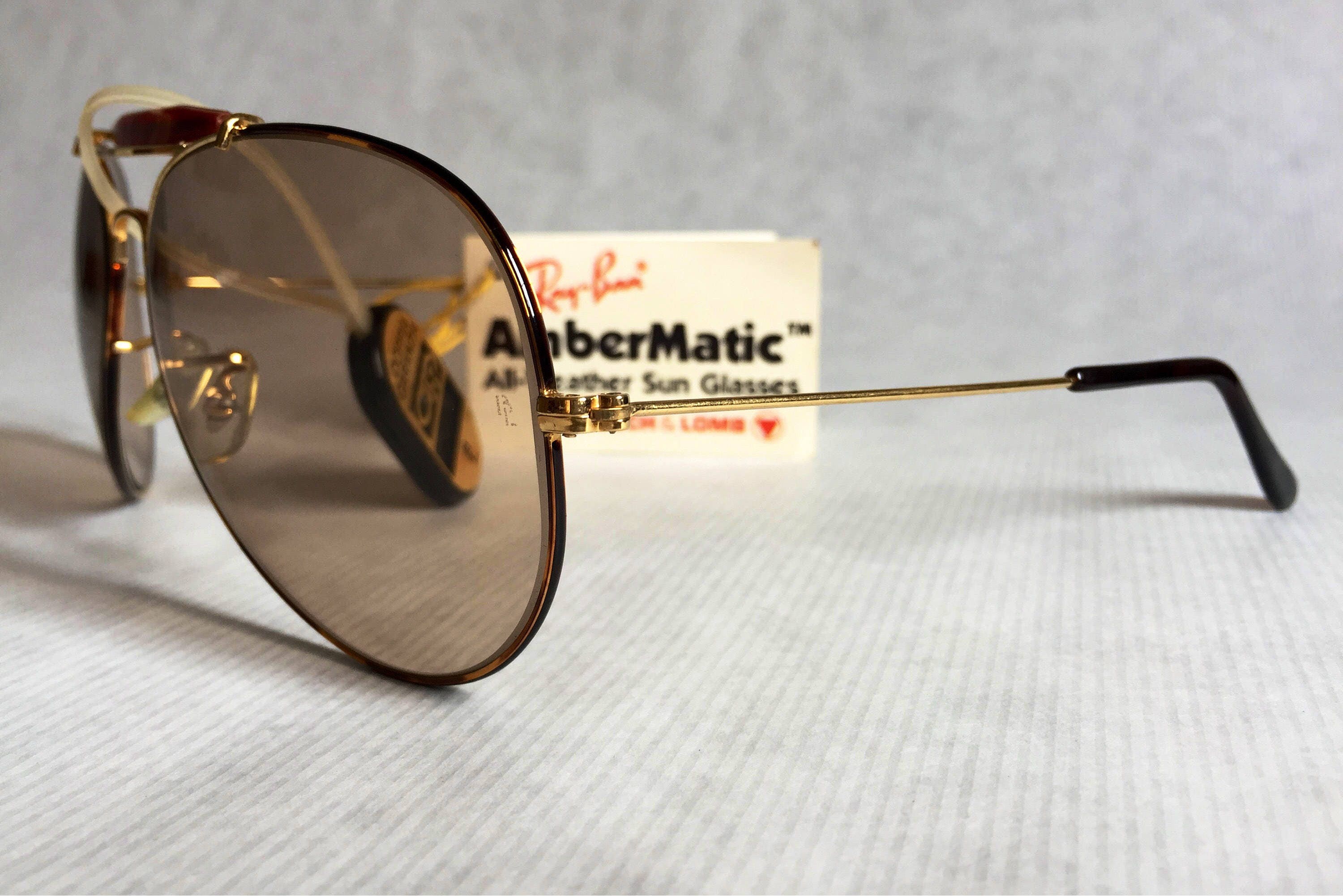 Ray-Ban Outdoorsman Tortuga Ambermatic™ by Bausch & Lomb Vintage ...