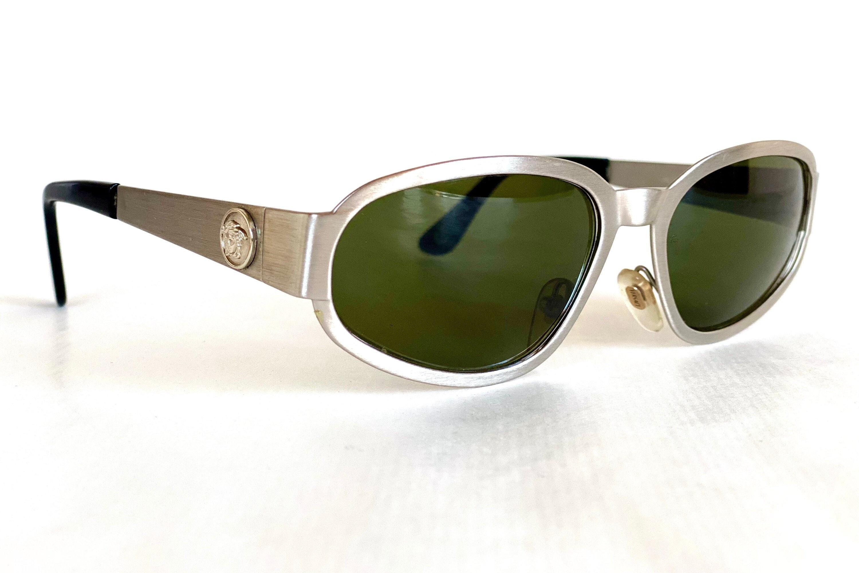 Vintage 1991 Gianni Versace S 96 Sunglasses Made In Italy By Italocremona