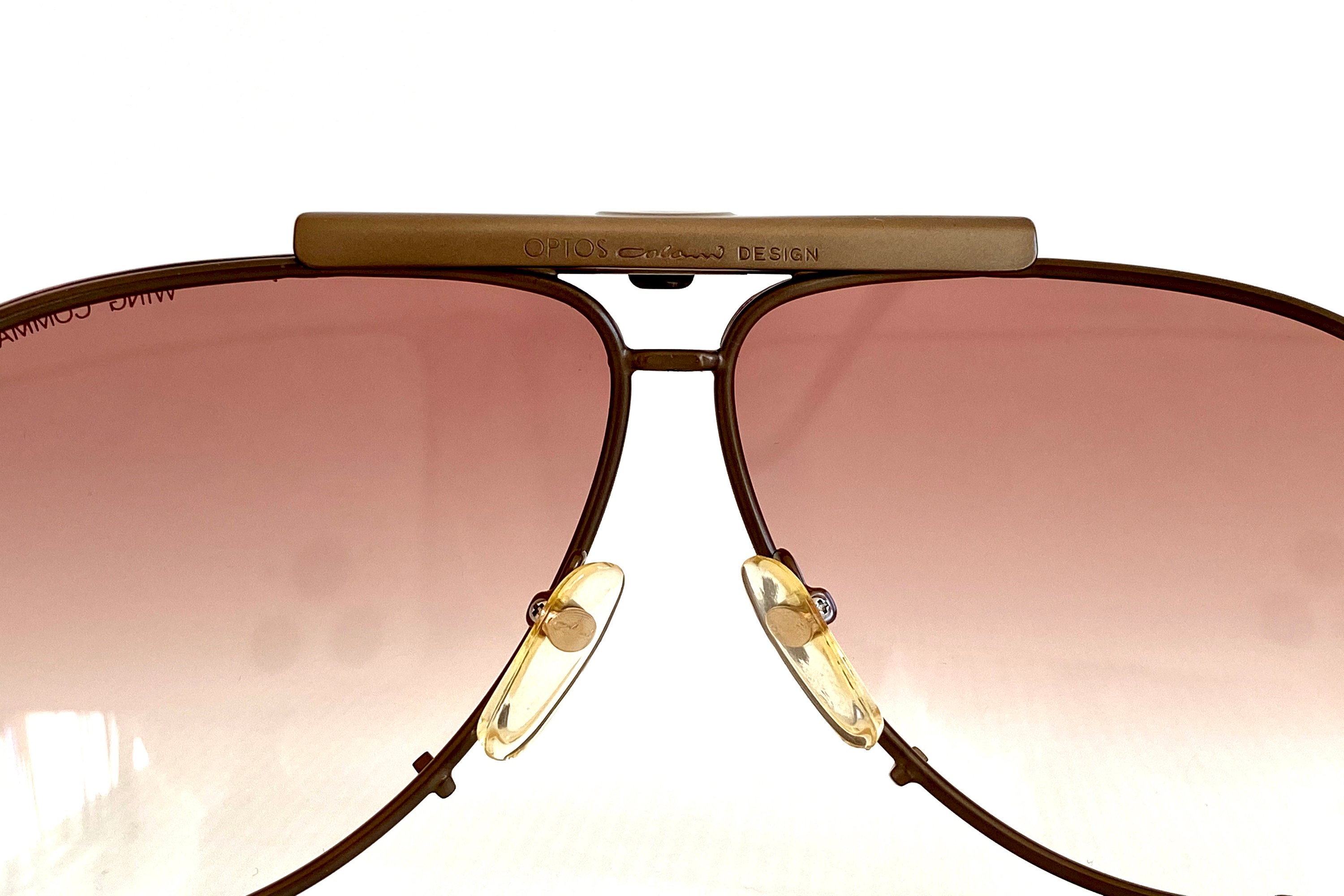 Vintage Optos Colani WING COMMANDER Sunglasses – Full Set – Made in Japan - New Old Stock