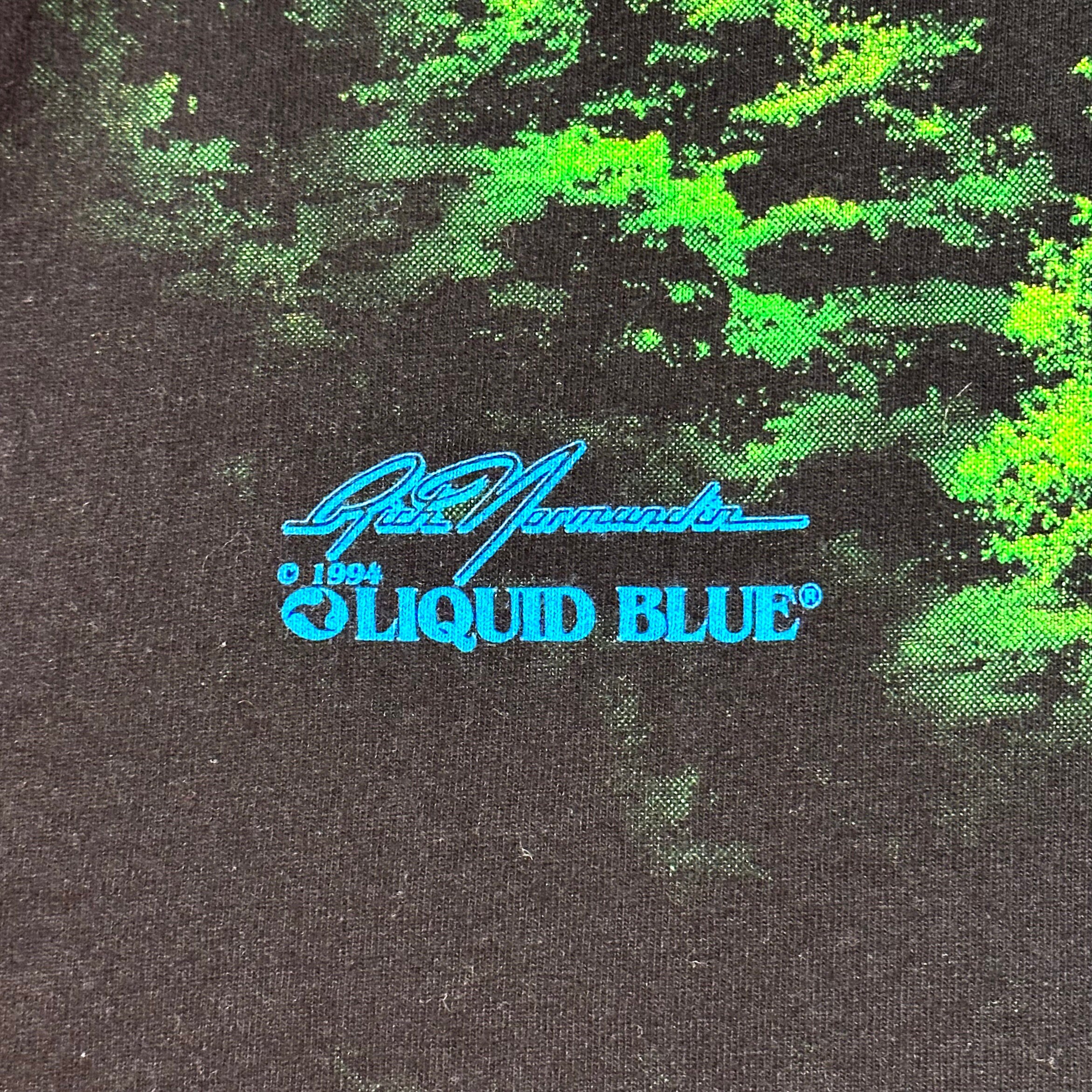 Vintage 1994 Liquid Blue Signature Series Rich Normandin Eagle All Over ...