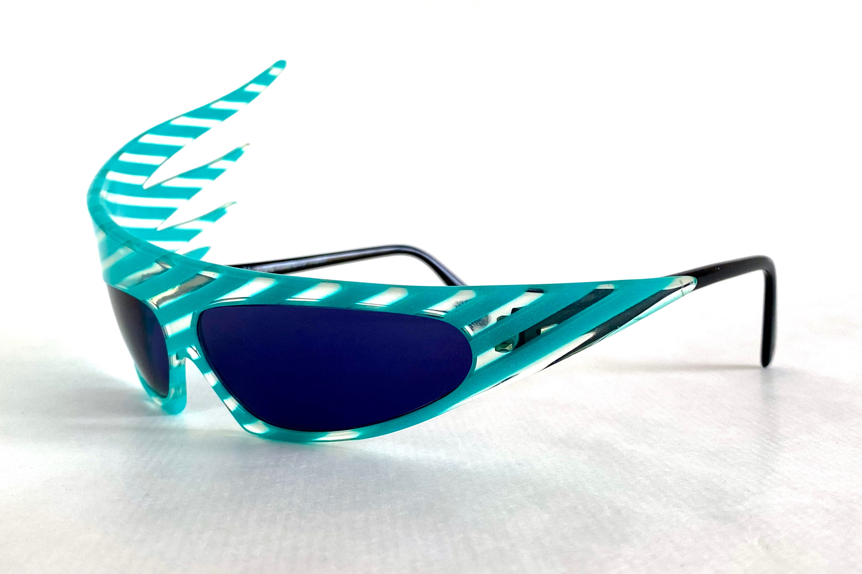Vintage Alain Mikli Plume Glow in the Dark Sunglasses New Old Stock ...
