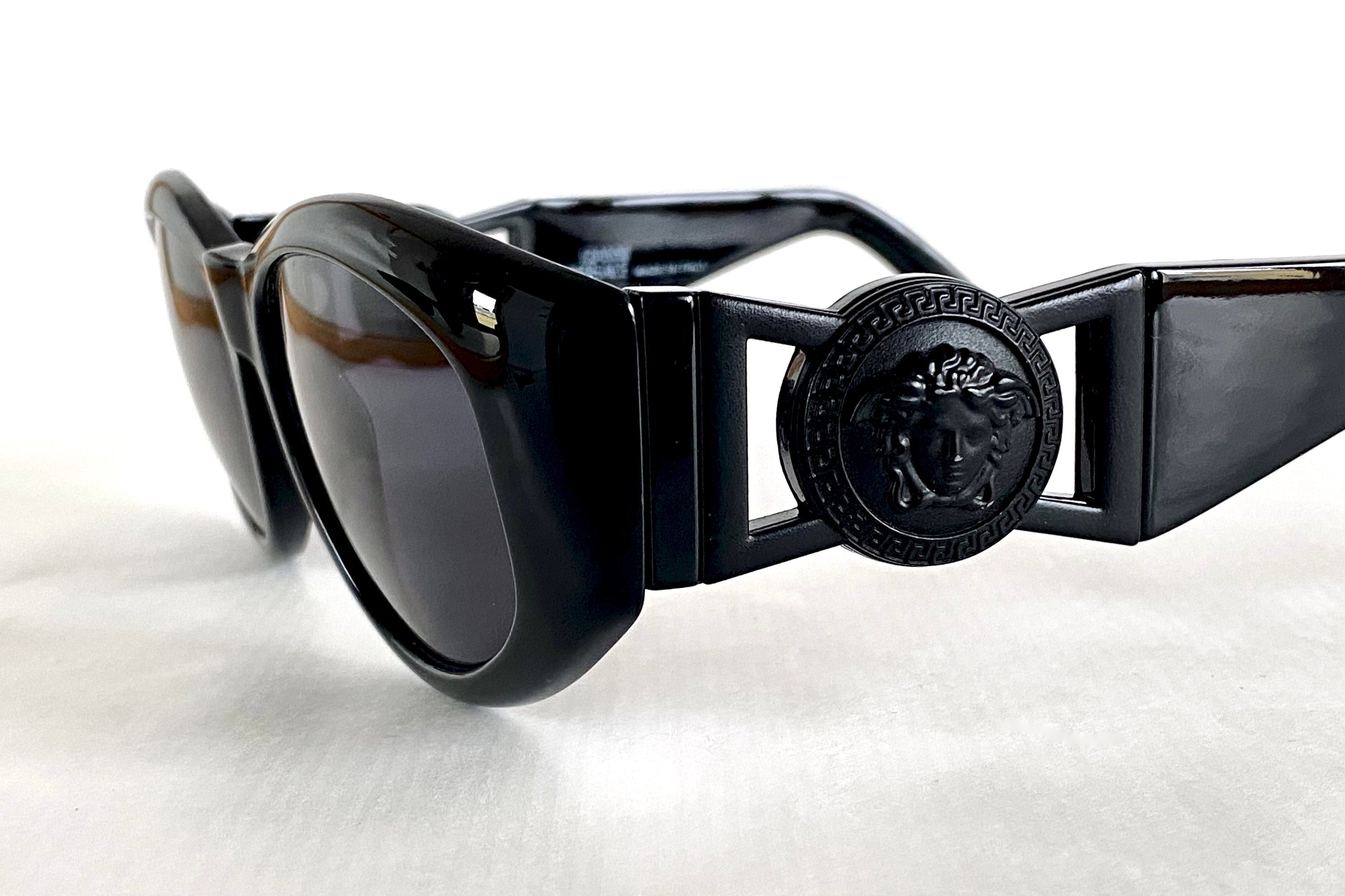 Vintage 1991 Gianni Versace 424 N Col 852 «stealth Sunglasses New