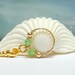 Gold Filled Sea Shell Cartilage Hoop, Kiwi Opal Helix Piercing,22-16 ...