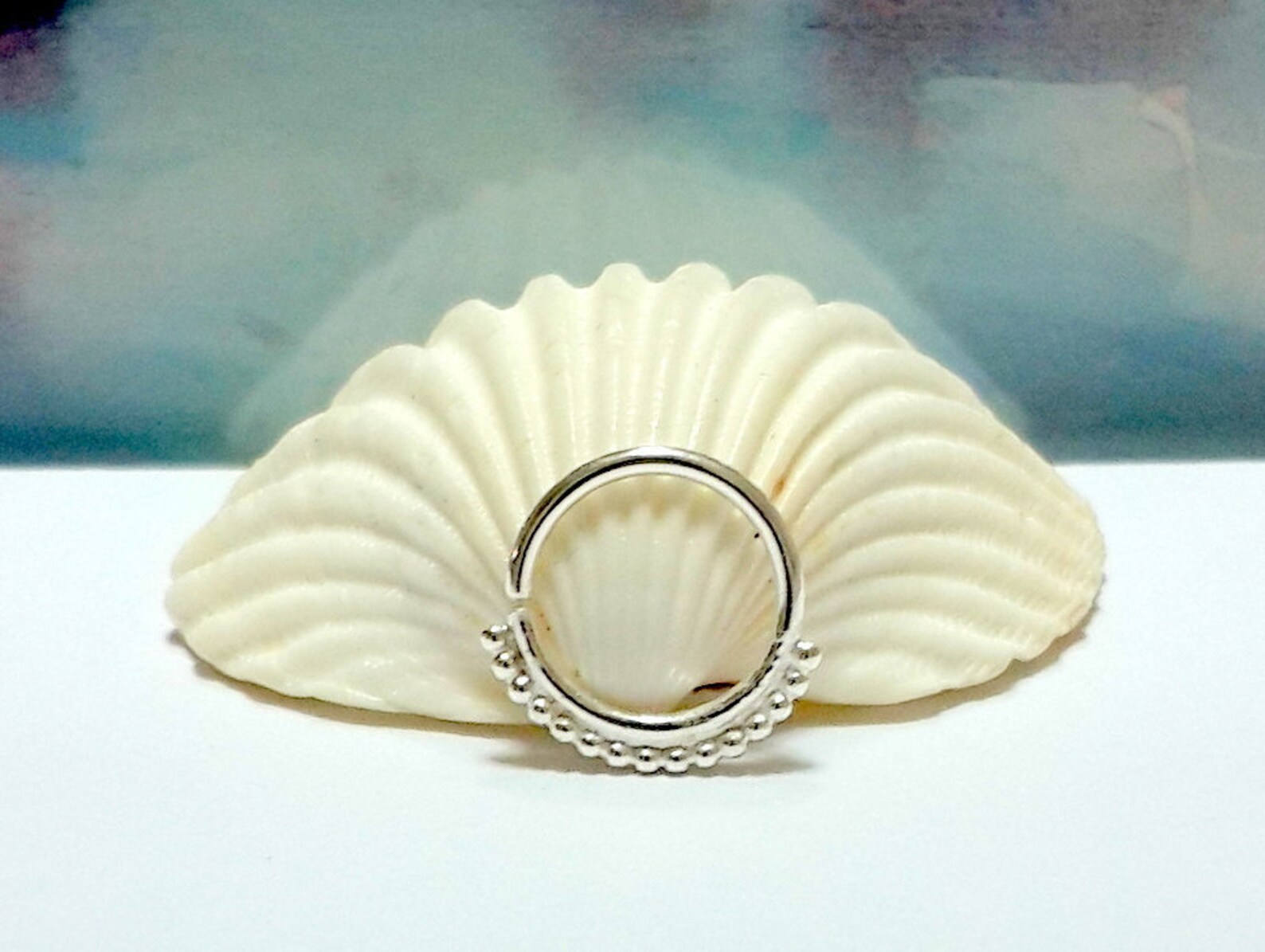 Sterling Silver Little Balls Septum Ring Nose Ring helix | Etsy