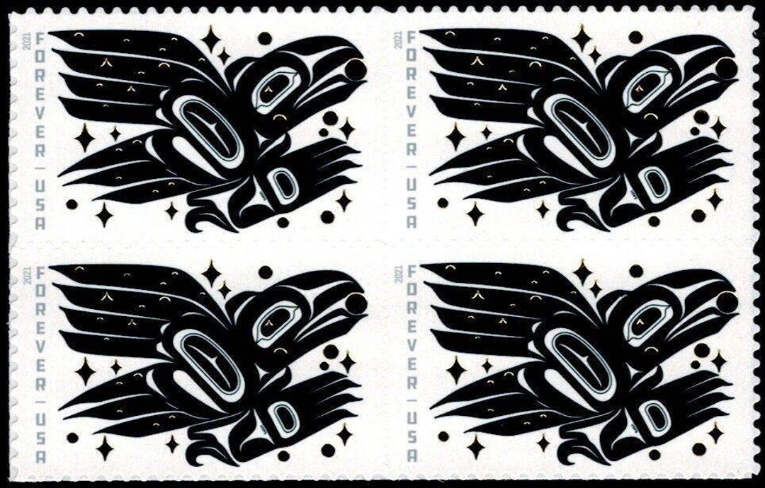 Raven Story 2021 Stamps for Collections, Invitations, Weddings ...