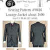 Mens Victorian Edwardian Norfolk Jacket Sewing Pattern 0416 Size US 34 ...
