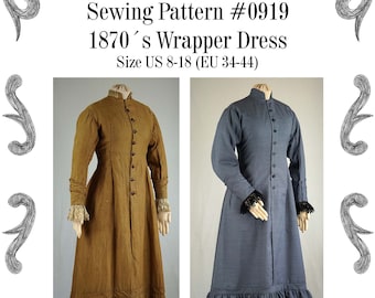 Victorian Wrapper Dress - Etsy