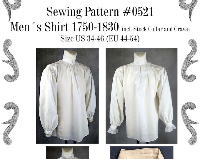 Regency/ Pirate Shirt White or Ivory Made to Order. PLEASE READ ...