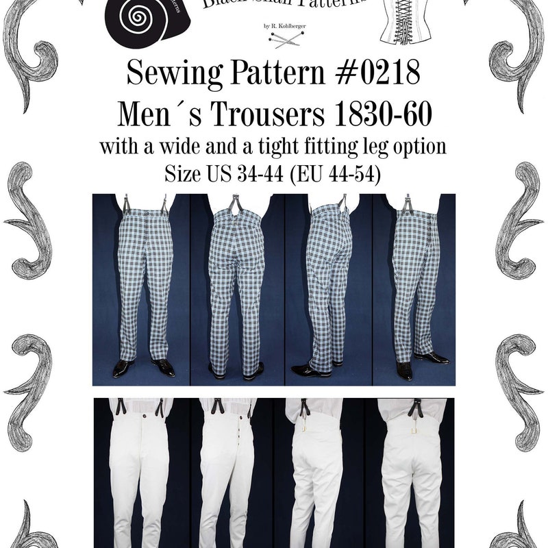 1920s Mens Trouser - Etsy