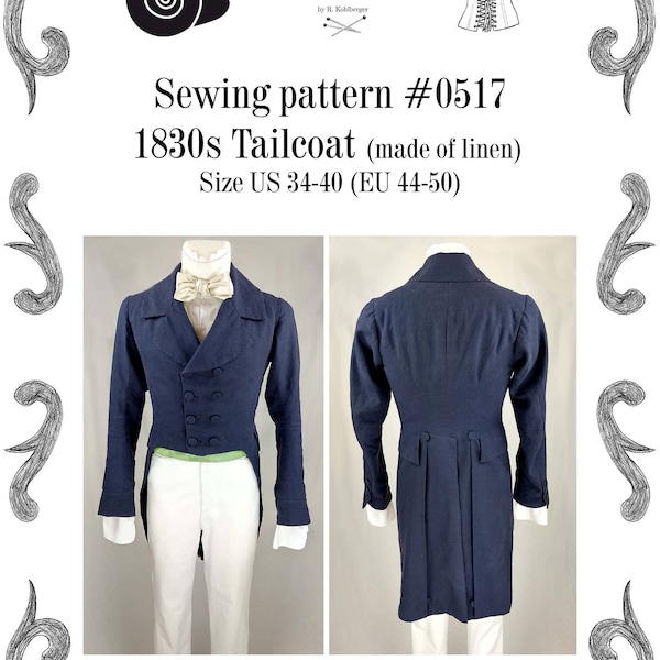 Tailcoat Pattern - Etsy