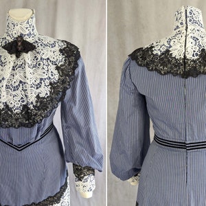 Edwardian Day Bodice From 1900 to 1905 Sewing Pattern #1016 Size US 8 ...