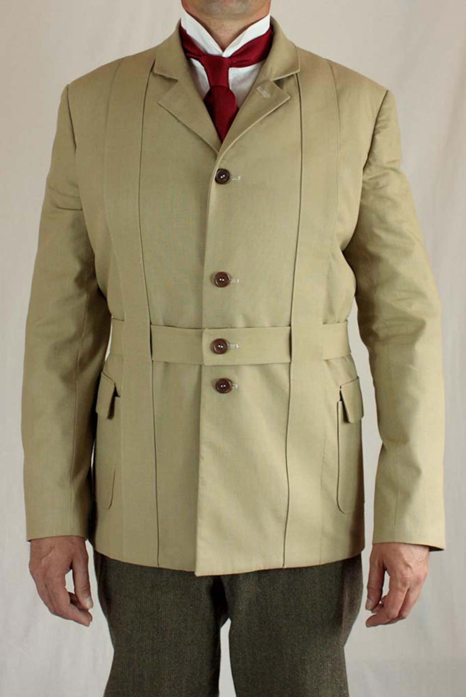 Mens Victorian Edwardian Norfolk Jacket Sewing Pattern 0416 | Etsy