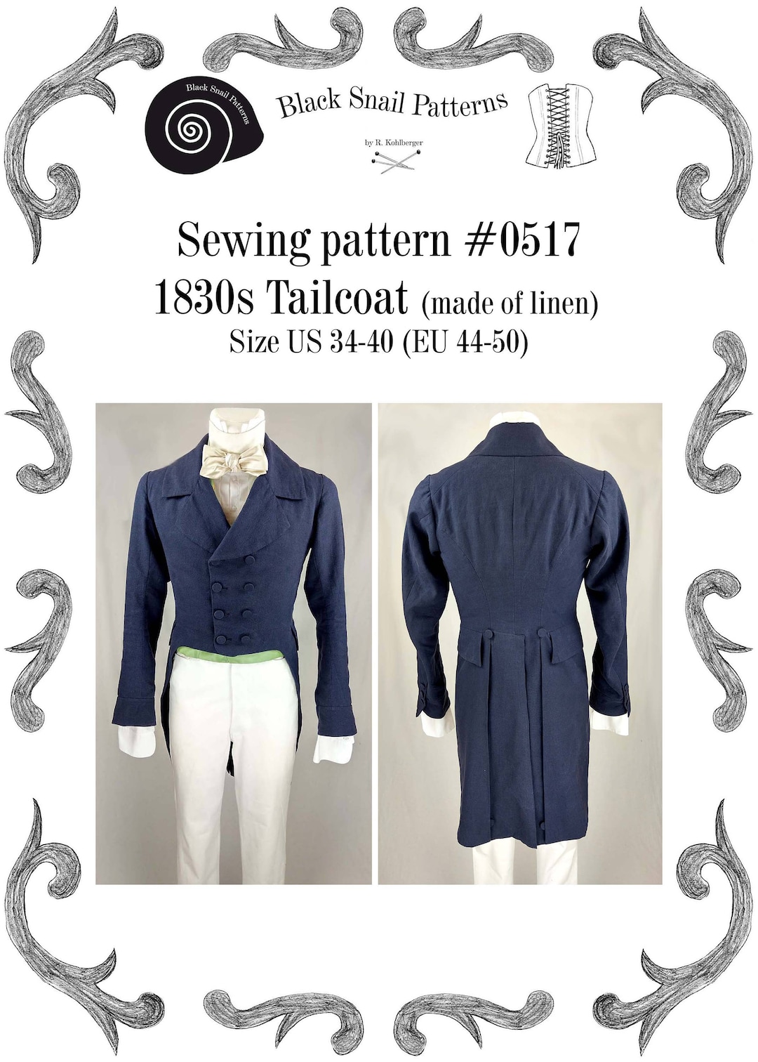 Sebastian Tailcoat Pattern