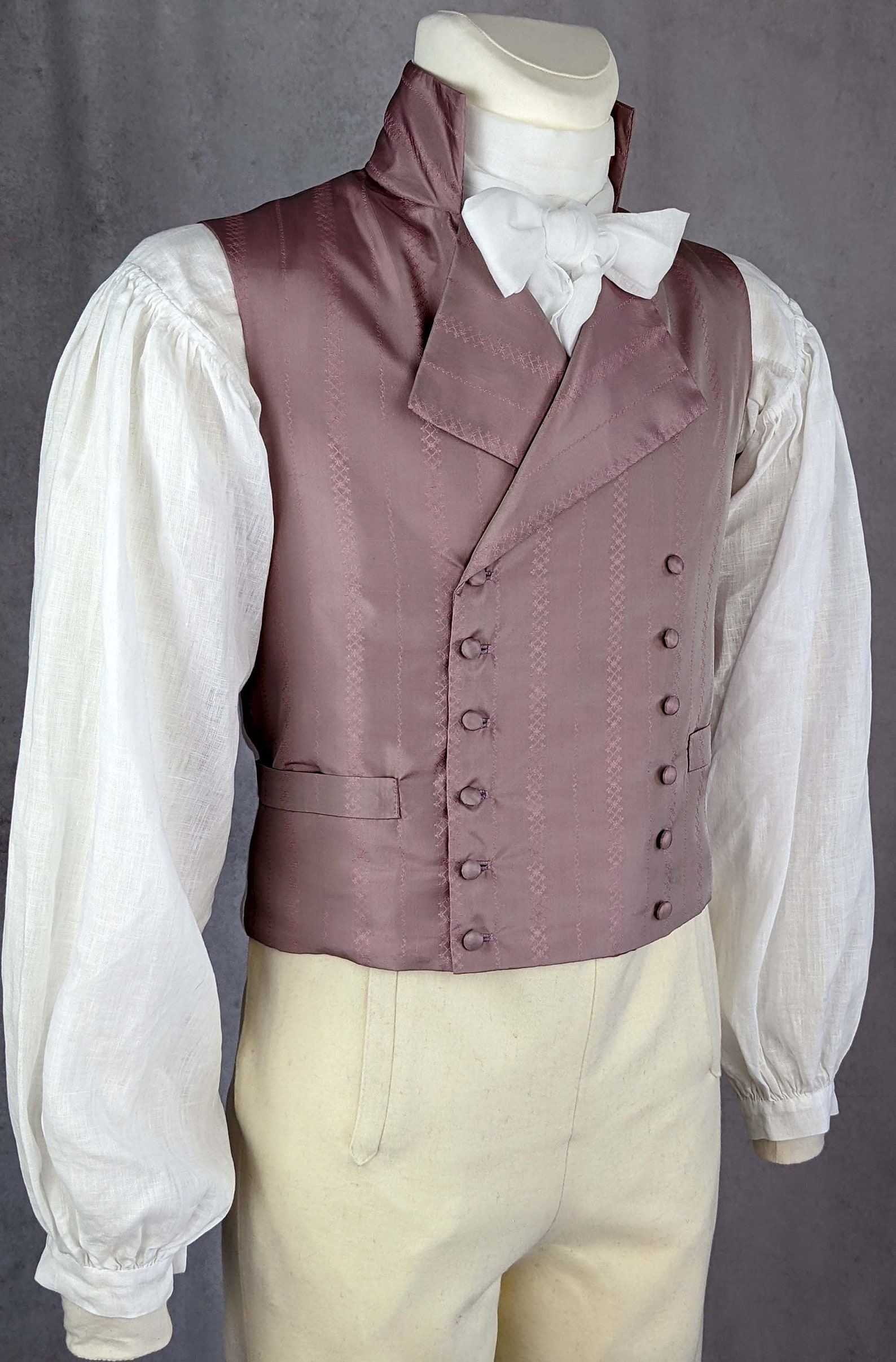 Empire Regency Mens Waistcoat 1790-1820 Sewing Pattern 0122 - Etsy